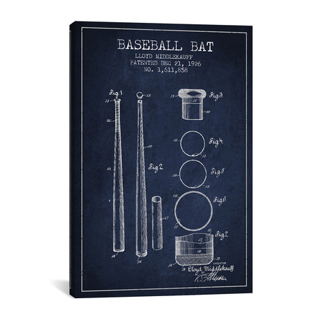 Baseball Patents - History On Canvas - Touch of Modern
