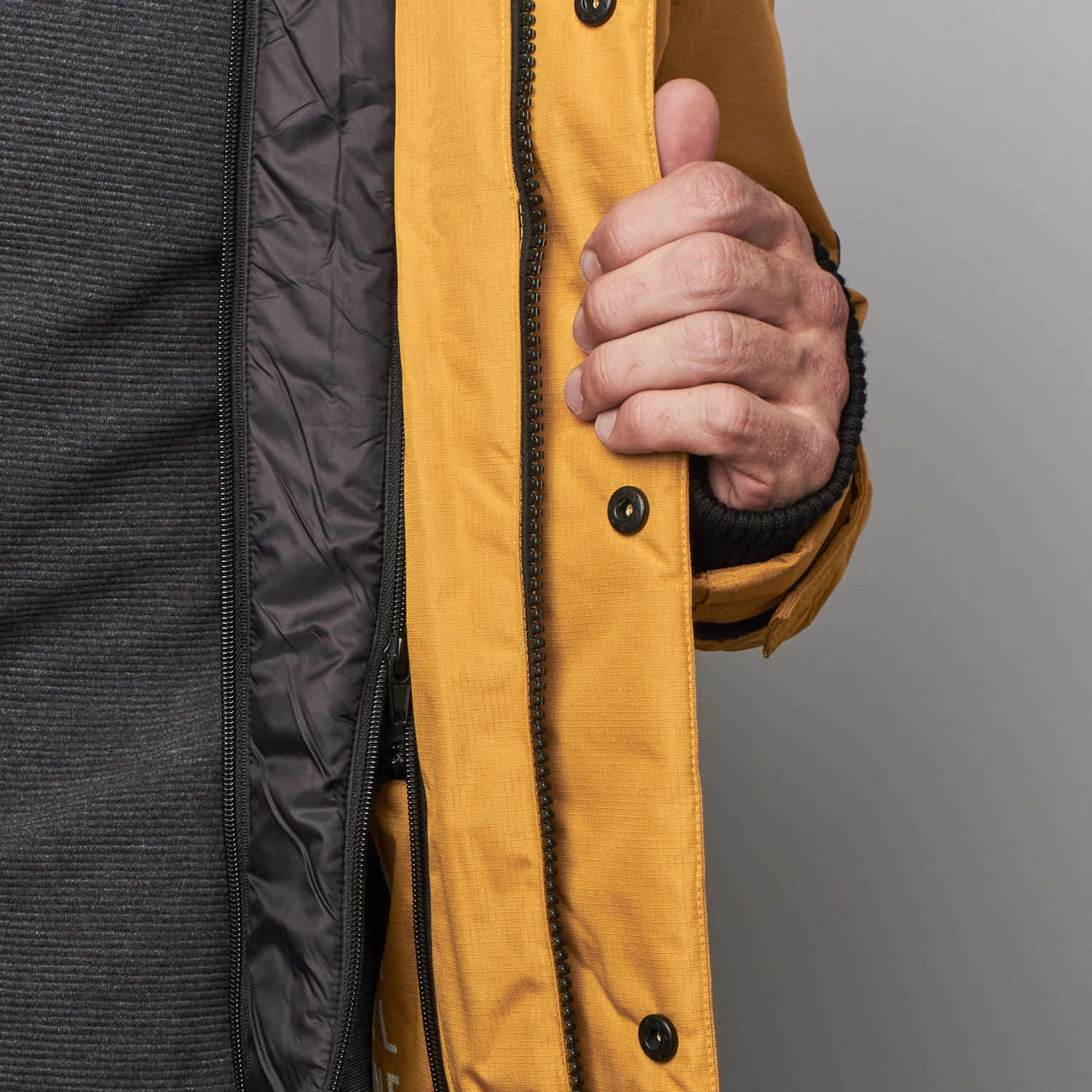 PVC Rip Stop Bomber Jacket // Medallion (S) - Point Zero - Touch of Modern