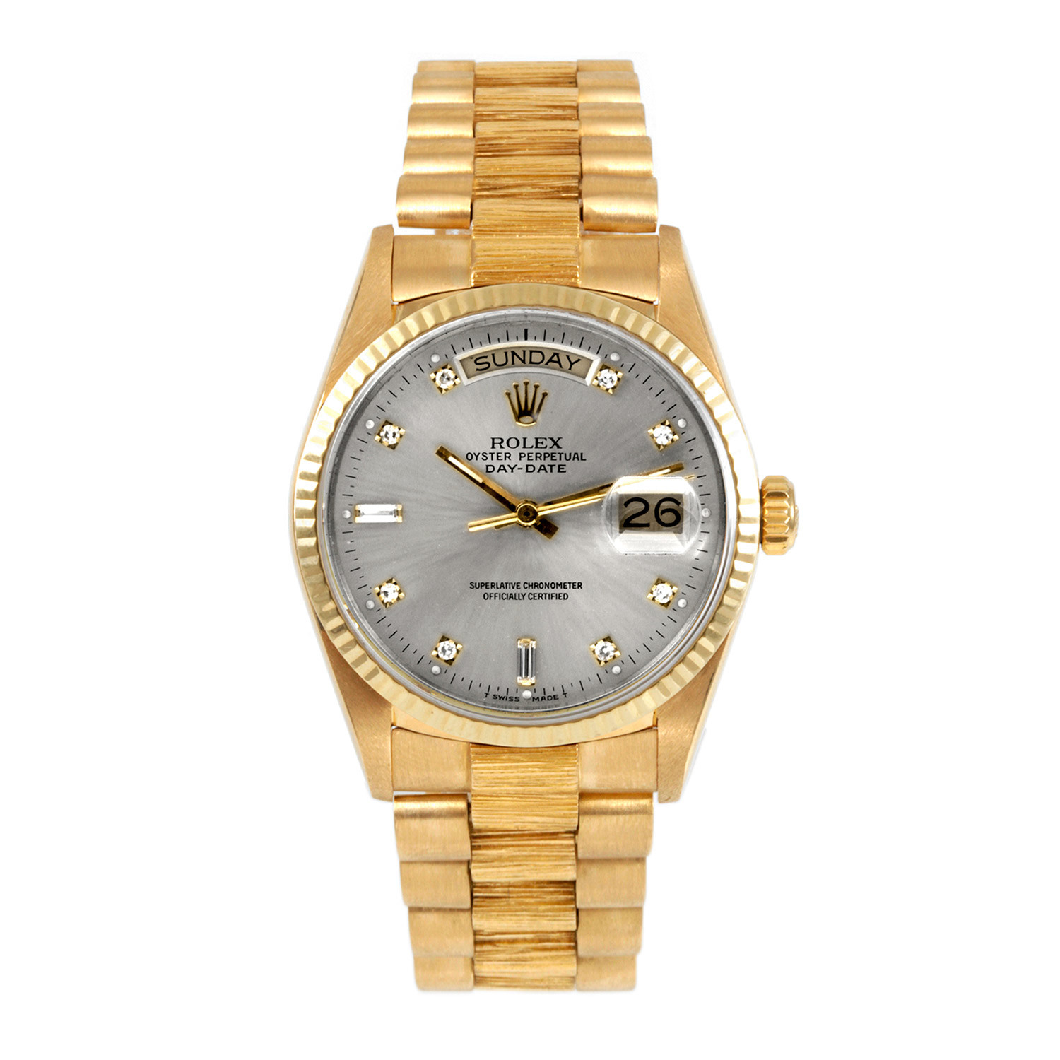 Rolex Day Date Automatic // 18038 // HST3 // Pre-Owned - Pre-Owned ...