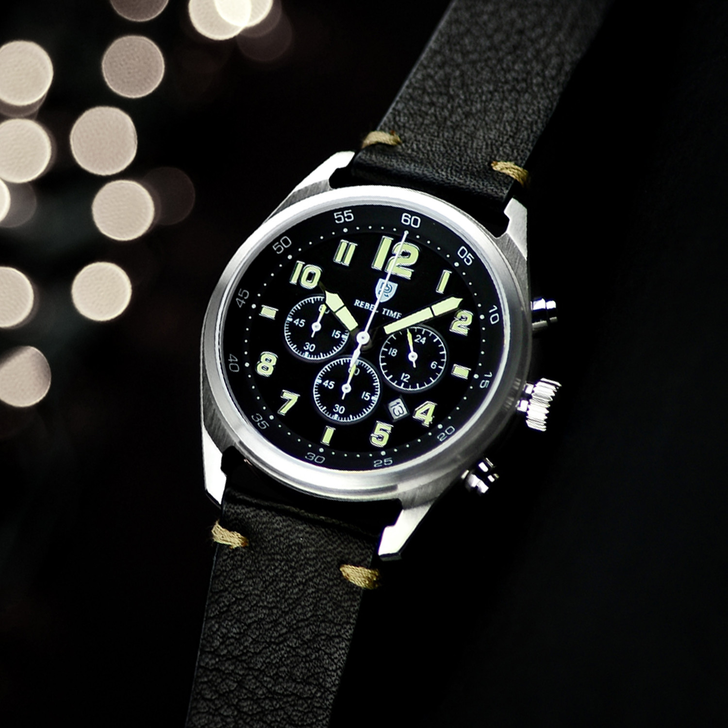 Rebel Classic Chronograph Quartz // RTCBBL - Rebel Time - Touch of Modern