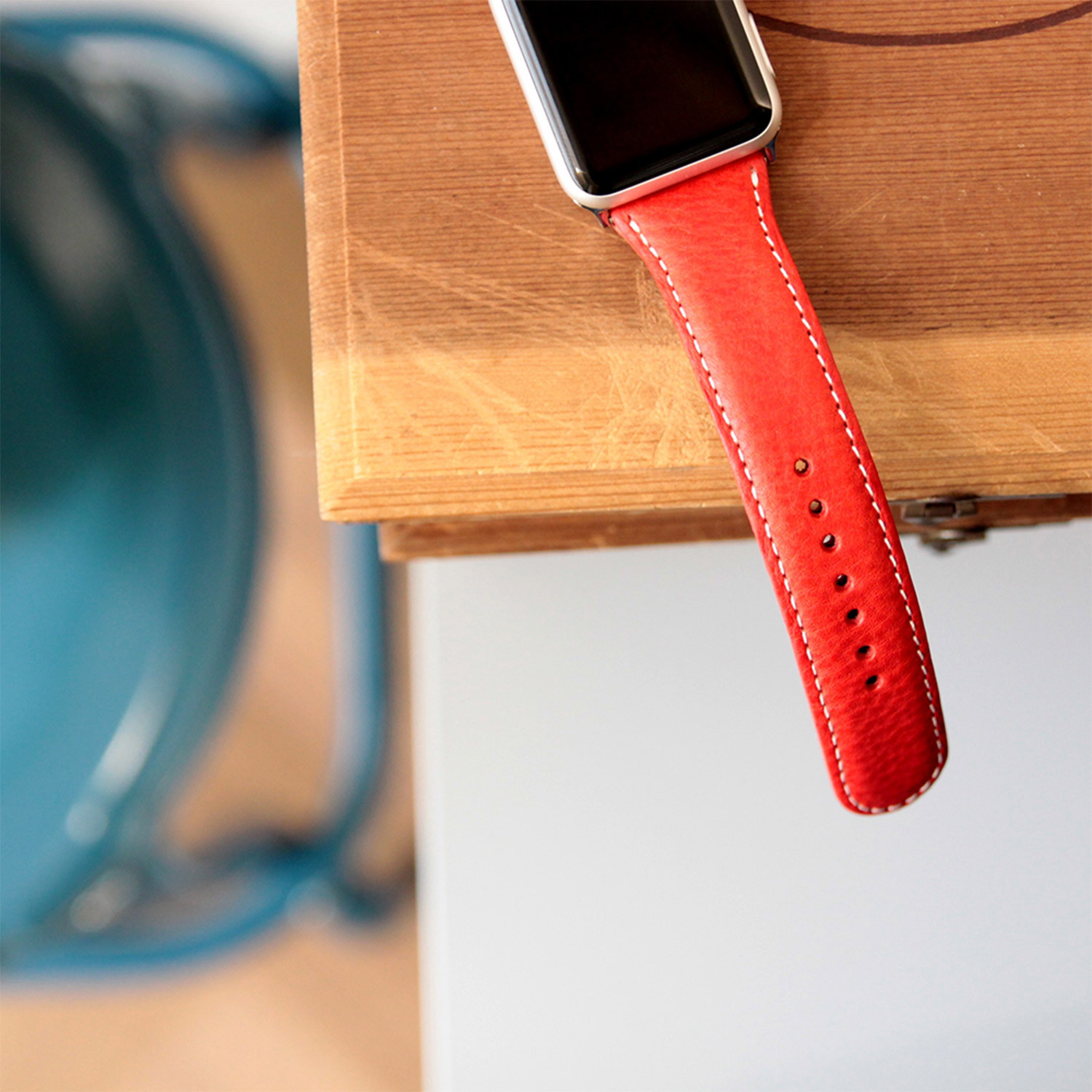D6 IMBL Apple Watch Strap // Red (42mm) - SLG Design - Touch of Modern