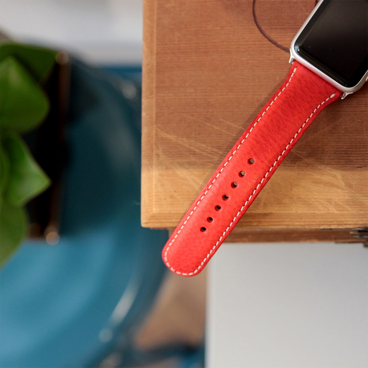 D6 IMBL Apple Watch Strap // Red (42mm) - SLG Design - Touch of Modern