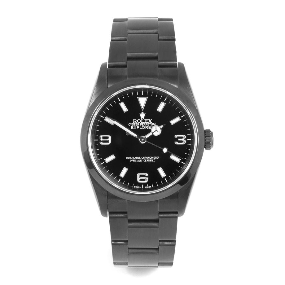Jet-Black Rolex - Custom PVD-Coated Timepieces - Touch of Modern