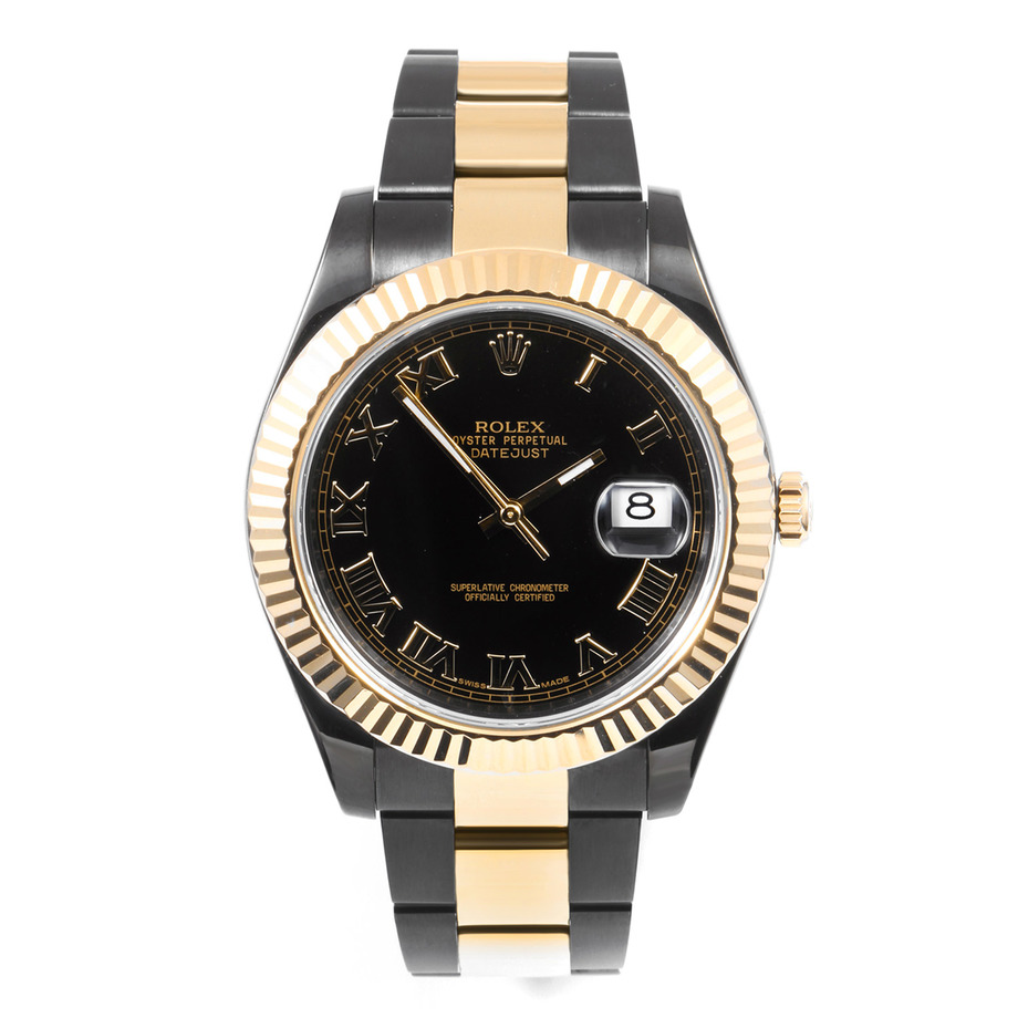 Jet-Black Rolex - Custom PVD-Coated Timepieces - Touch of Modern
