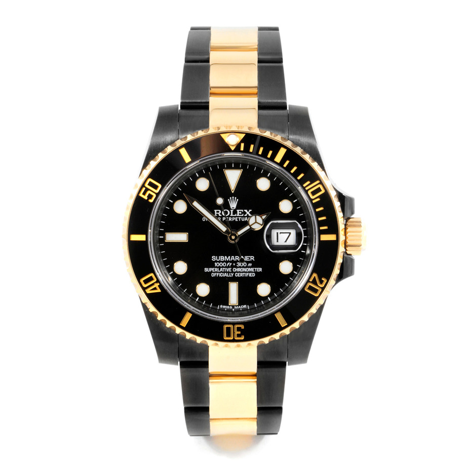 Jet-Black Rolex - Custom PVD-Coated Timepieces - Touch of Modern