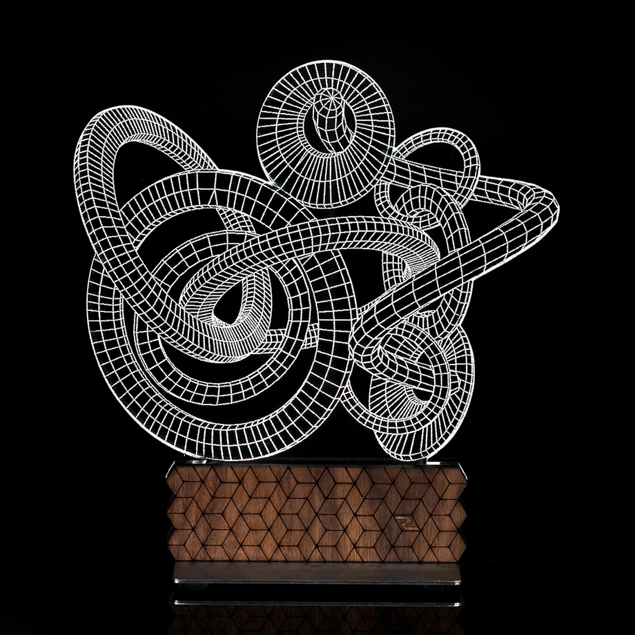Zinteh - 3D Illusion Lamps - Touch of Modern
