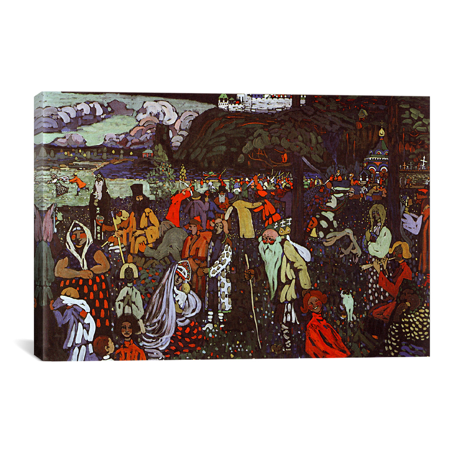 Colorful Life (26"W x 18"H x 0.75"D) - Wassily Kandinsky - Touch of Modern