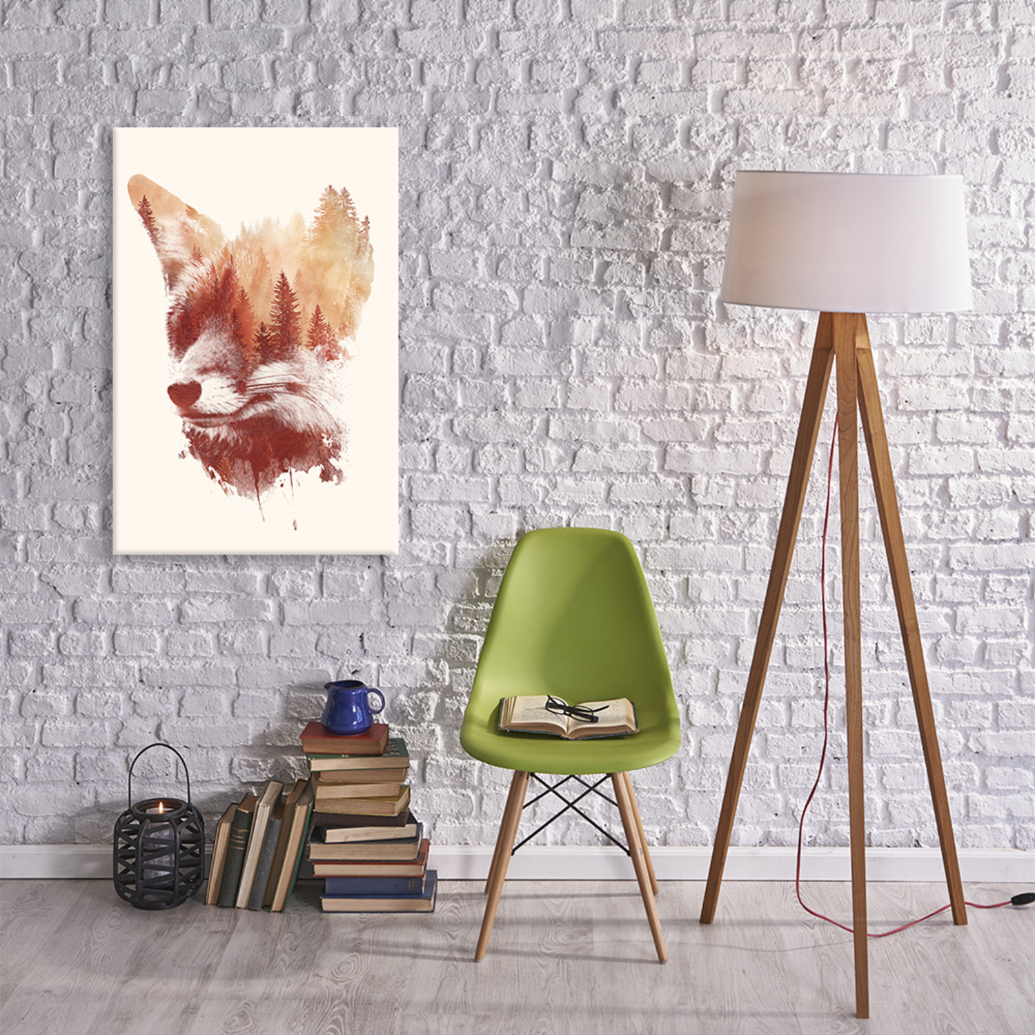 Blind Fox (18"W x 26"H x 0.75"D) - Robert Farkas - Touch of Modern