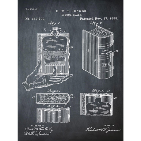 Bill Cannon - Alcohol Patent Prints - Touch of Modern
