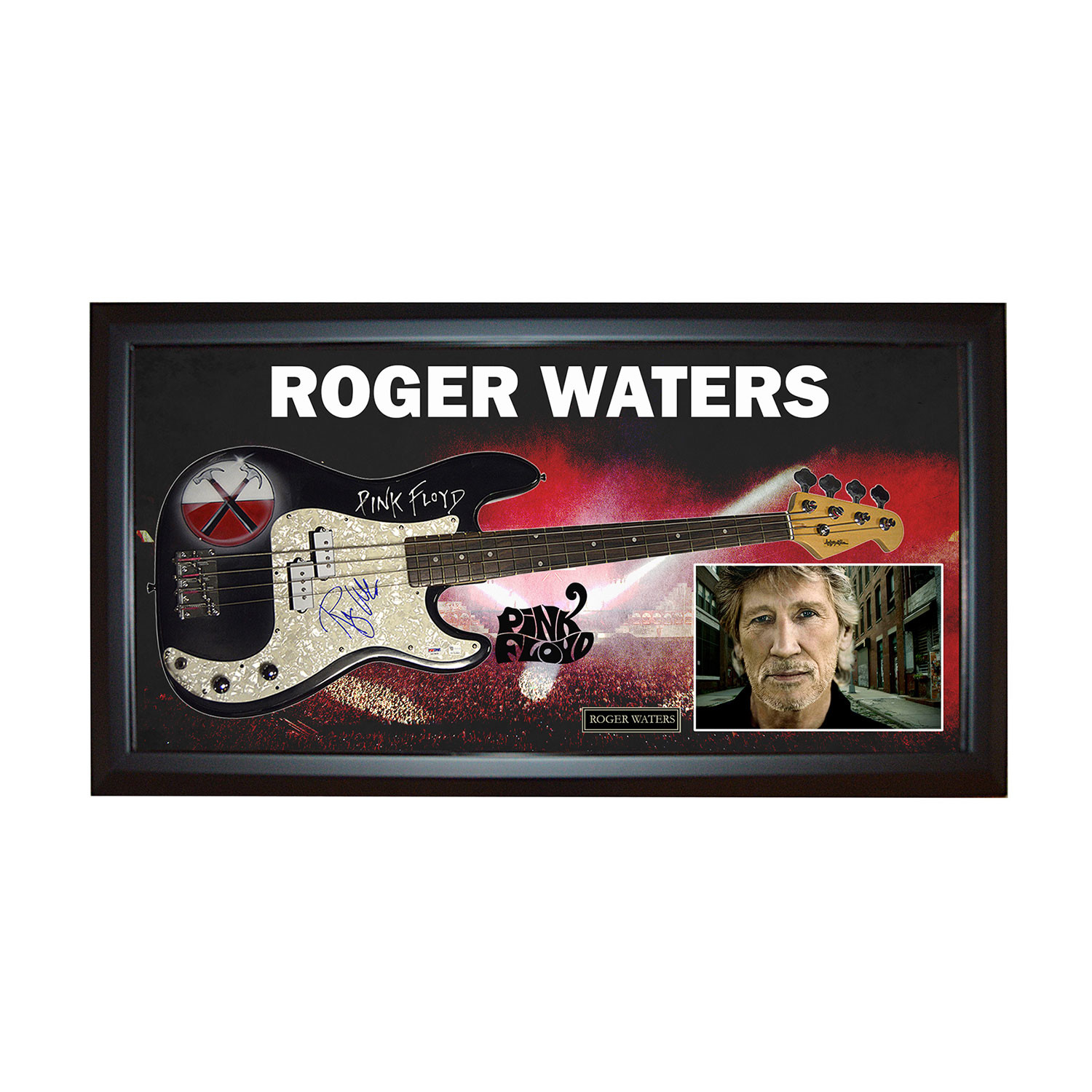 Pink Floyd Roger Waters Signed Bass Guitar - Autograph Pros - Touch of ...