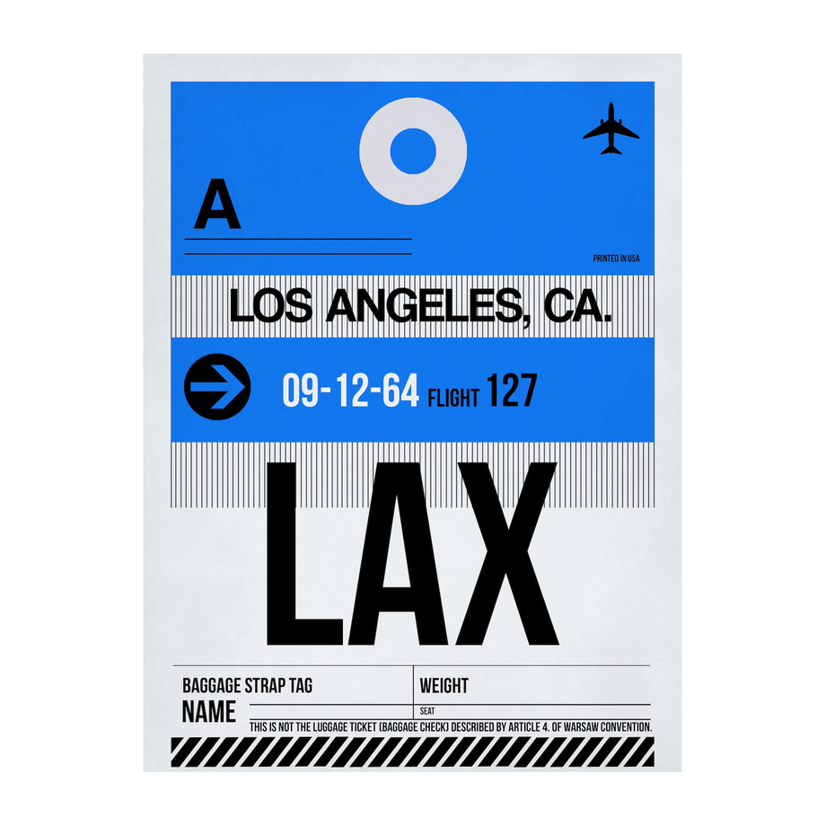 Airport Tags - Travel-Inspired Typography Prints - Touch of Modern