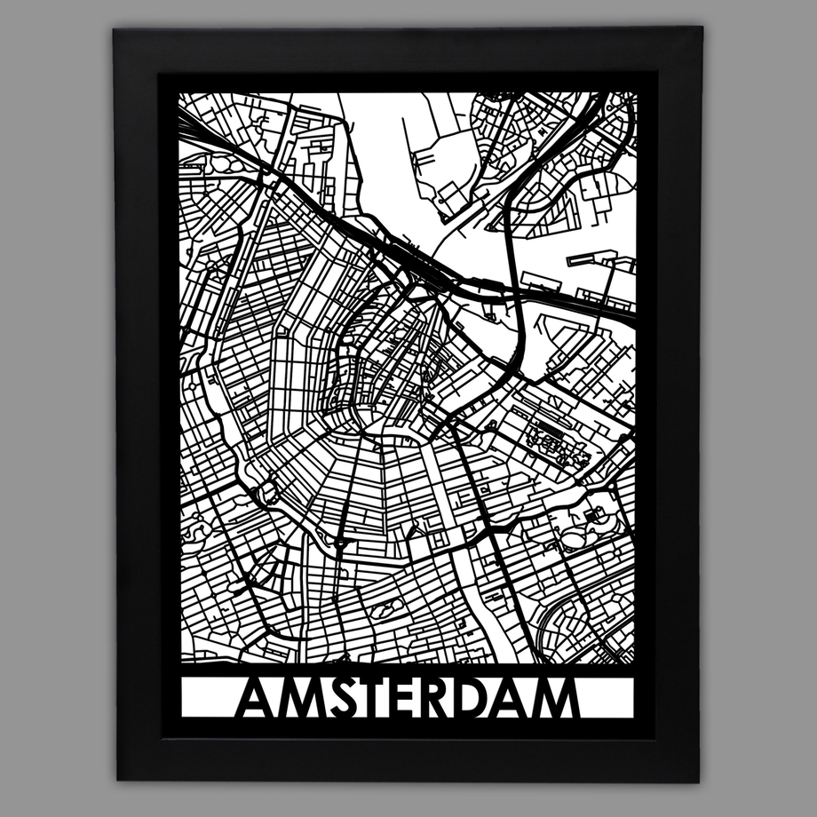 Cut Maps - CNC Precision Street Maps - Touch of Modern