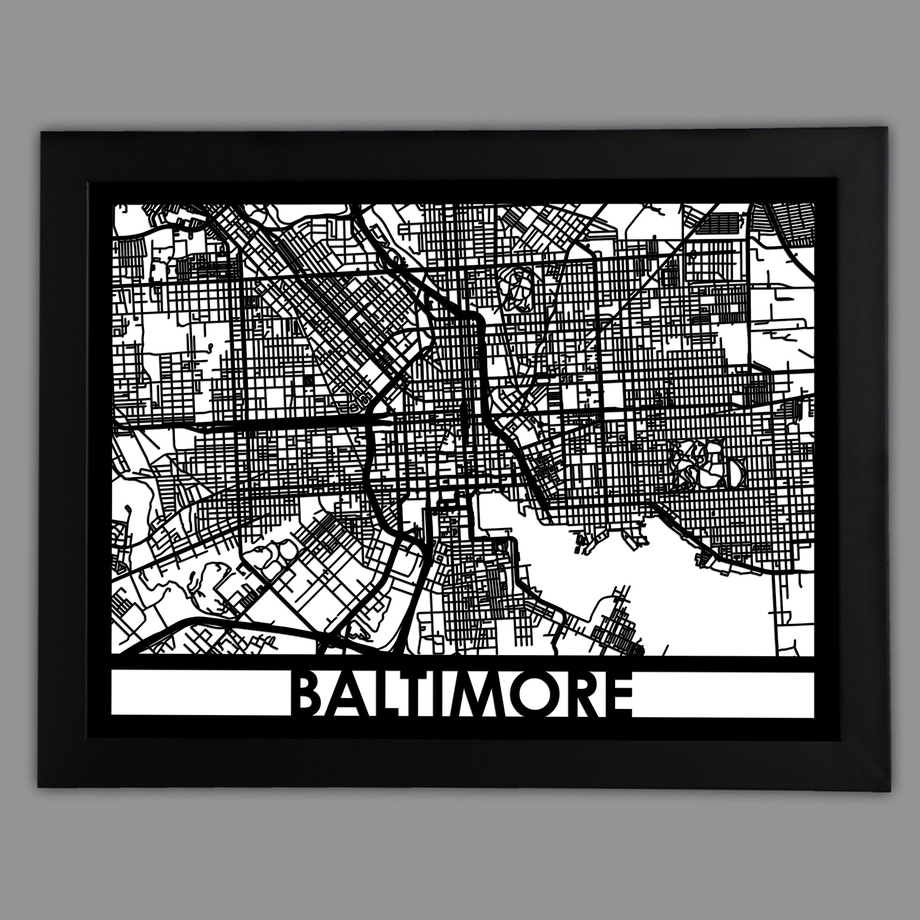 Cut Maps - Laser-Cut 3D Street Maps - Touch of Modern