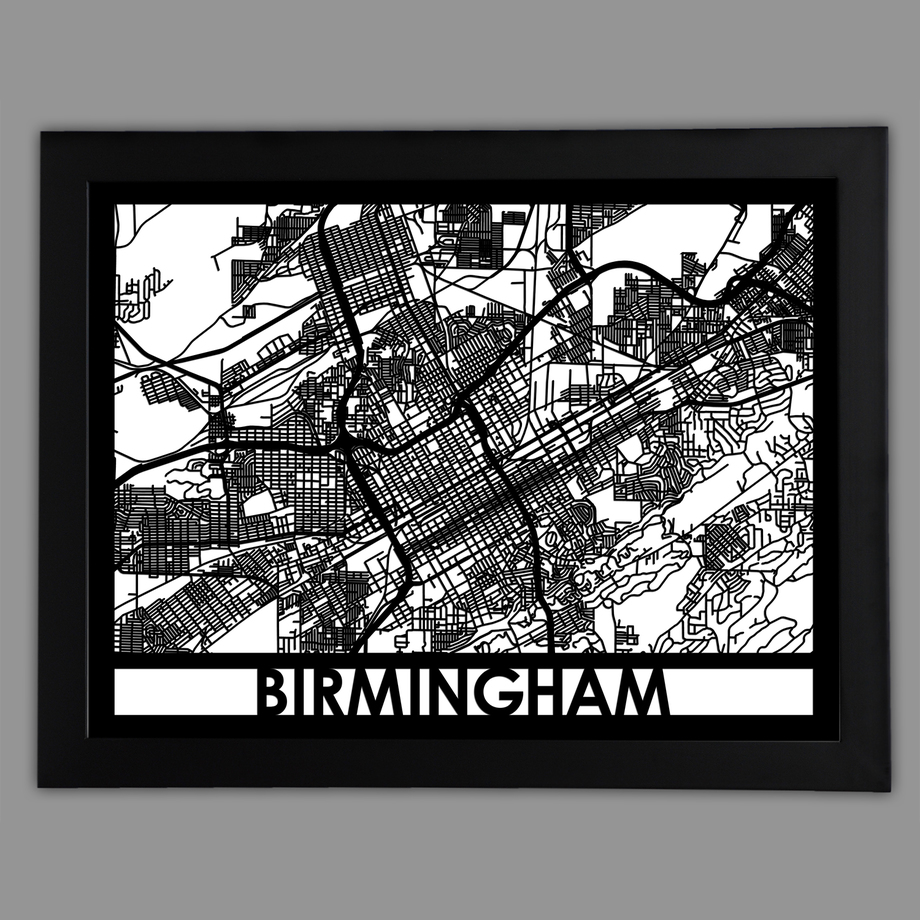 Cut Maps - Laser-Cut 3D Street Maps - Touch of Modern