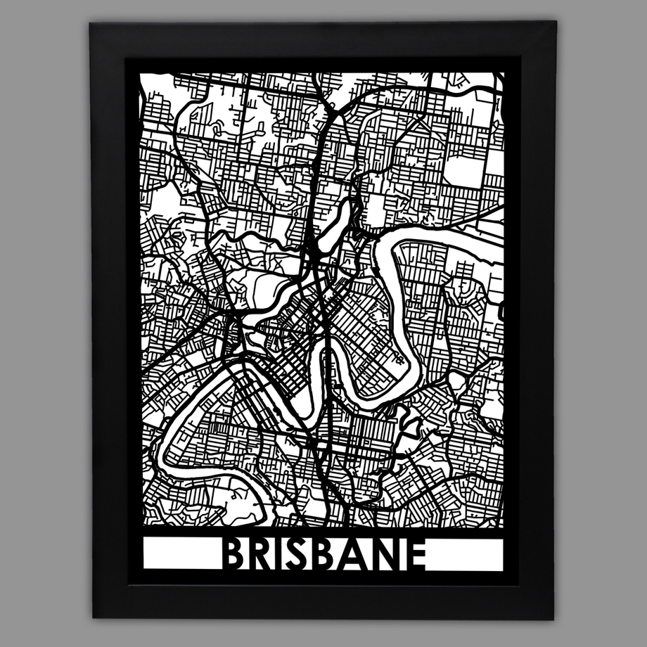 Cut Maps - Laser-Cut 3D Street Maps - Touch of Modern