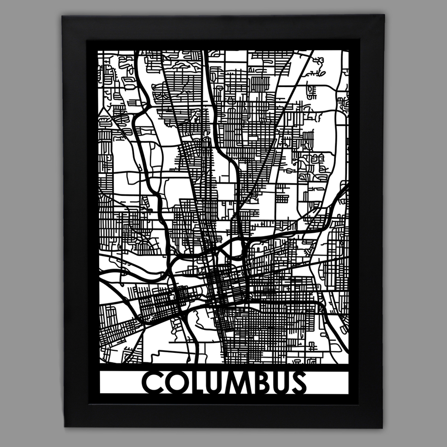 Cut Maps - Laser-Cut 3D Street Maps - Touch of Modern