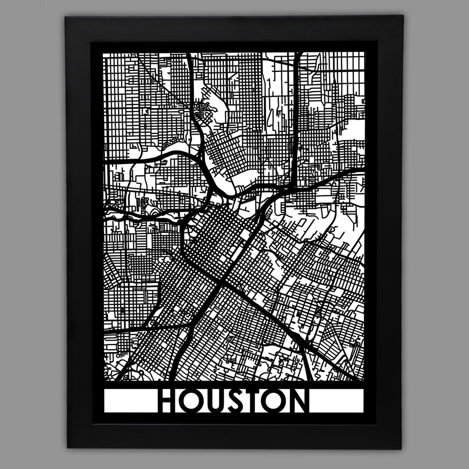 Cut Maps - Laser-Cut 3D Street Maps - Touch of Modern