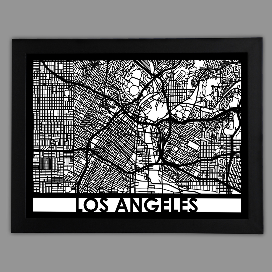 Cut Maps - CNC Precision Street Maps - Touch of Modern