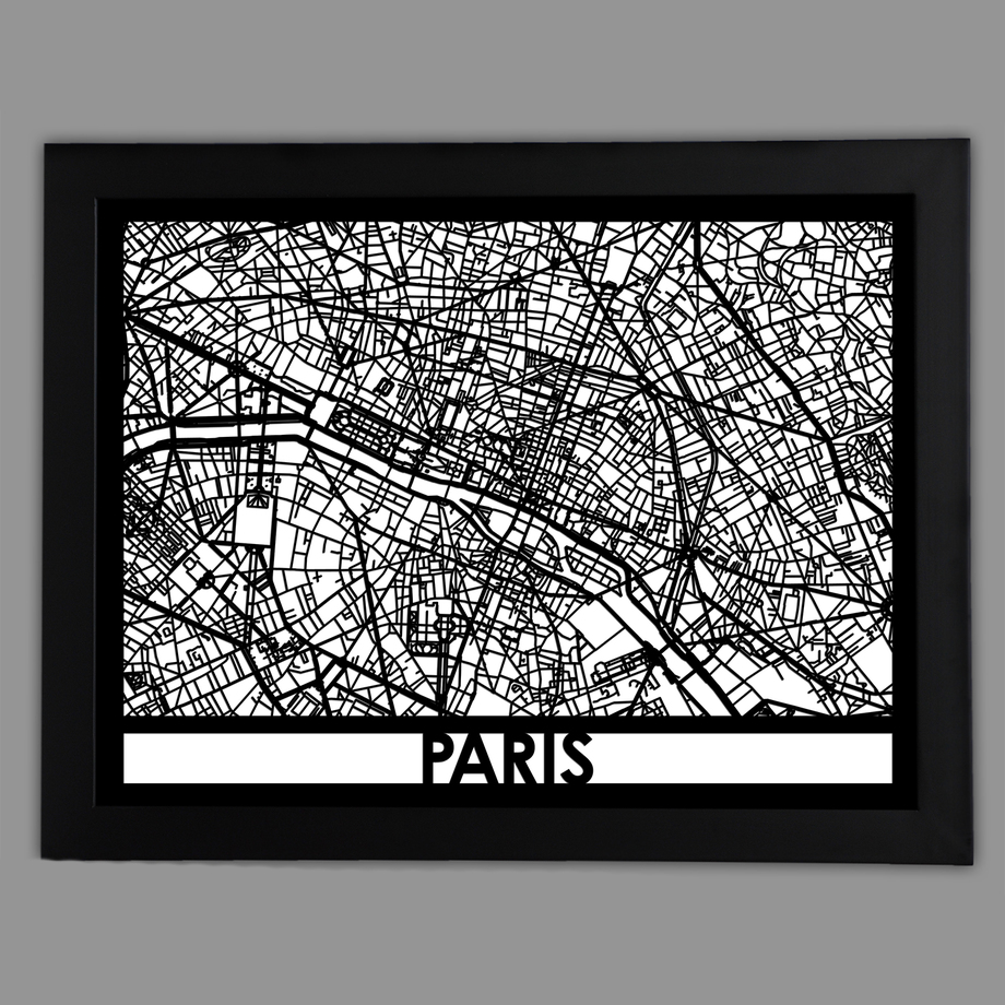 Cut Maps - CNC Precision Street Maps - Touch of Modern