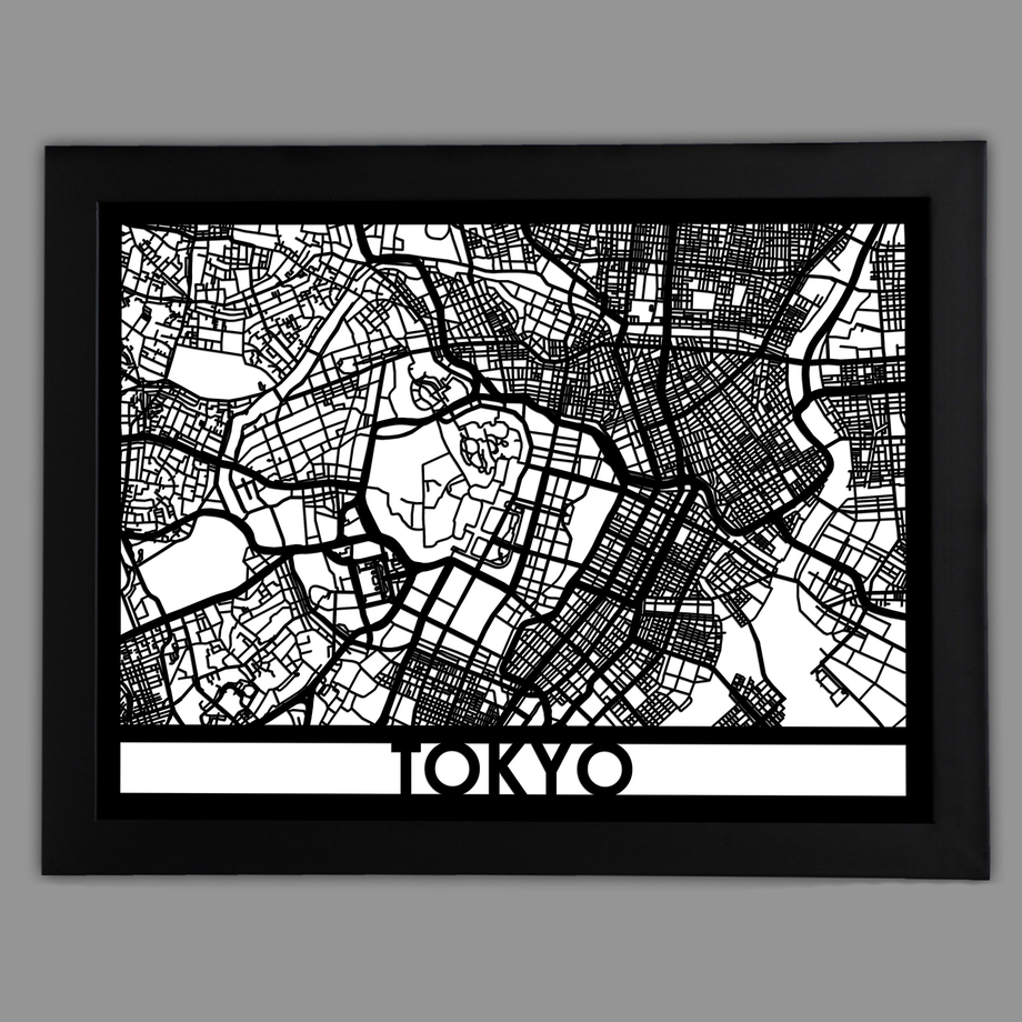 Cut Maps - CNC Precision Street Maps - Touch of Modern