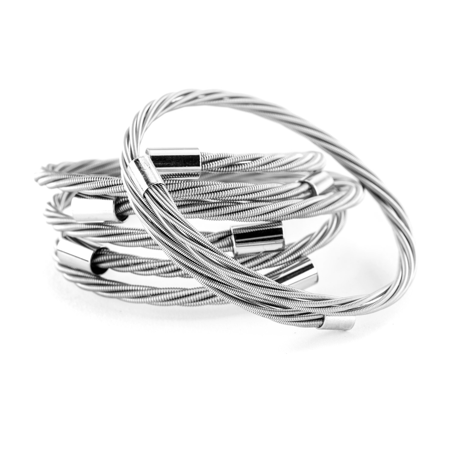 Thin Bass String Bracelet // Silver - Wear Your Music - Touch of Modern