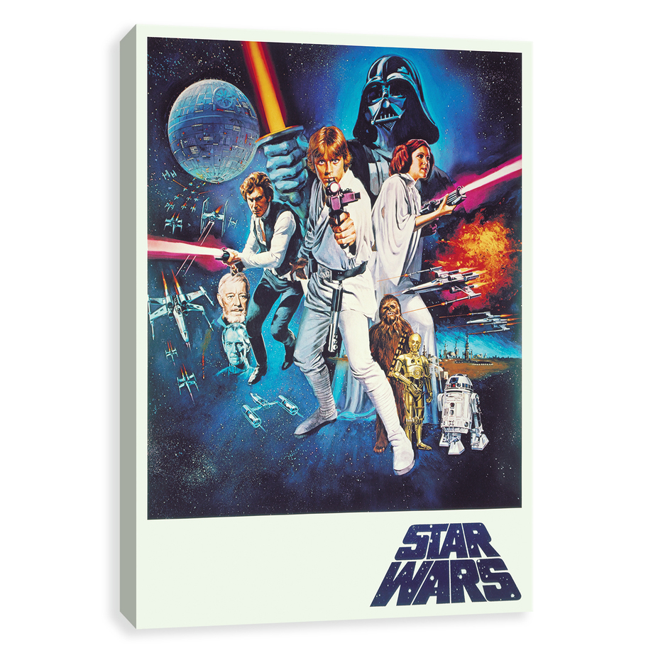 Retro Star Wars Prints - Pop Culture On Canvas - Touch of Modern