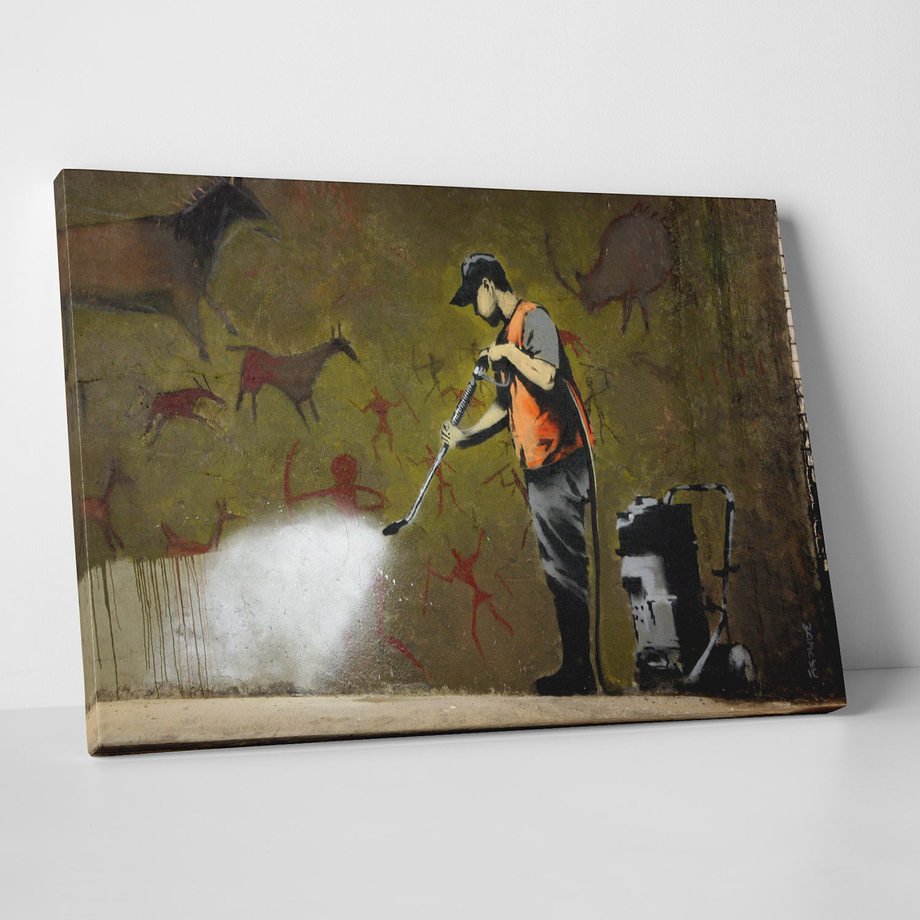 Banksy - Canvas Street Art - Touch of Modern