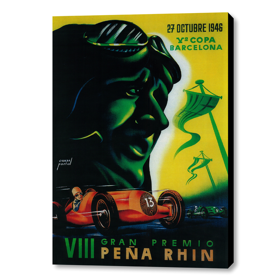 European Racing Prints - Vintage Automotive Posters - Touch of Modern