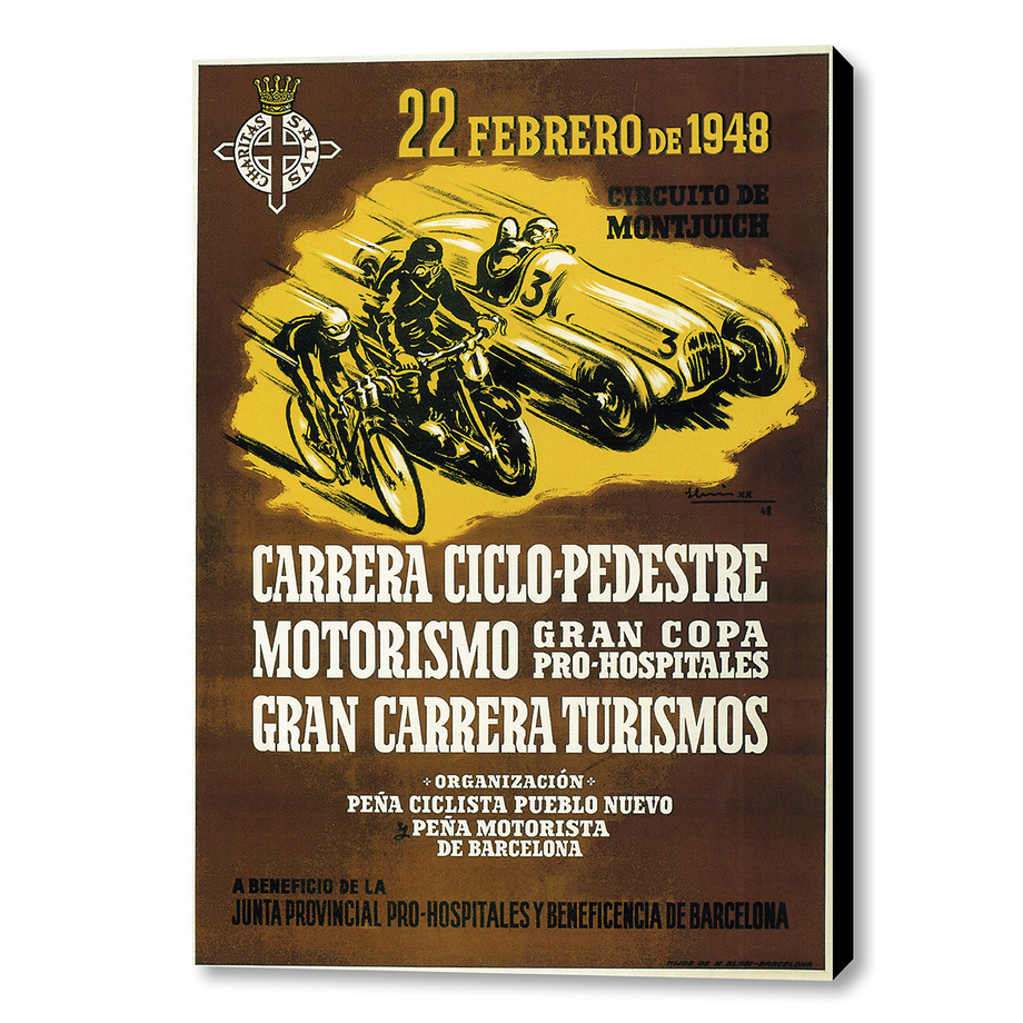 European Racing Prints - Vintage Automotive Posters - Touch of Modern