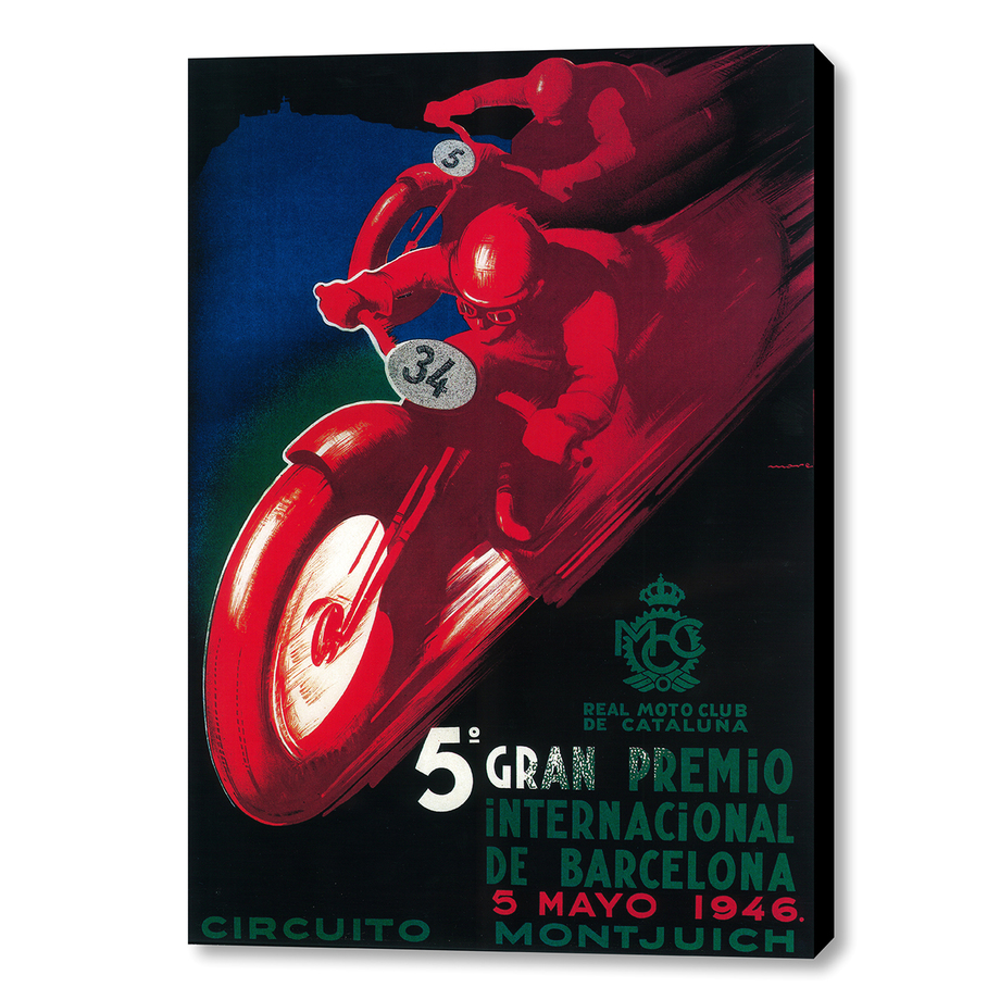 European Racing Prints - Vintage Automotive Posters - Touch of Modern