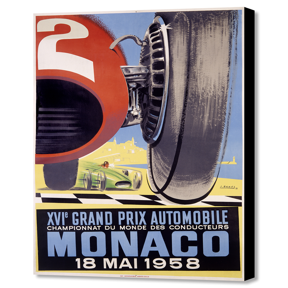 European Racing Prints - Vintage Automotive Posters - Touch of Modern