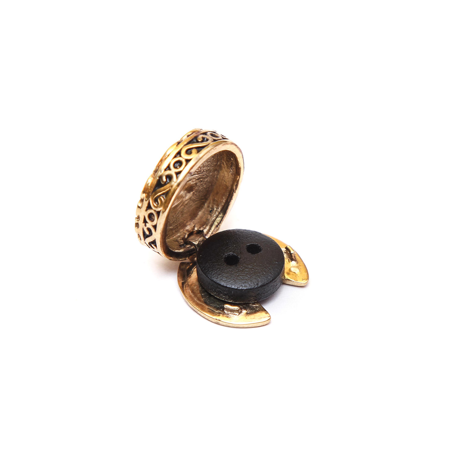 Fire of Filigree Button Cover // Gold - BeBajrang - Touch of Modern
