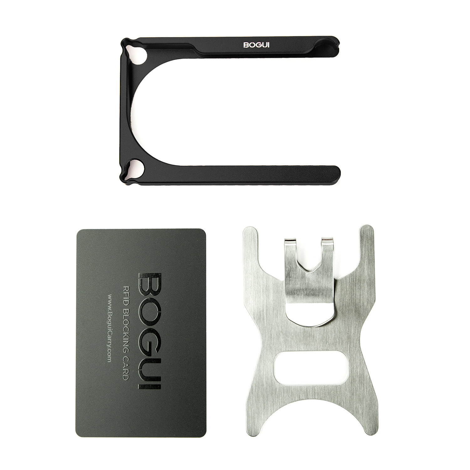 BOGUI Clik Wallet (Black) - Keysmart - Touch of Modern