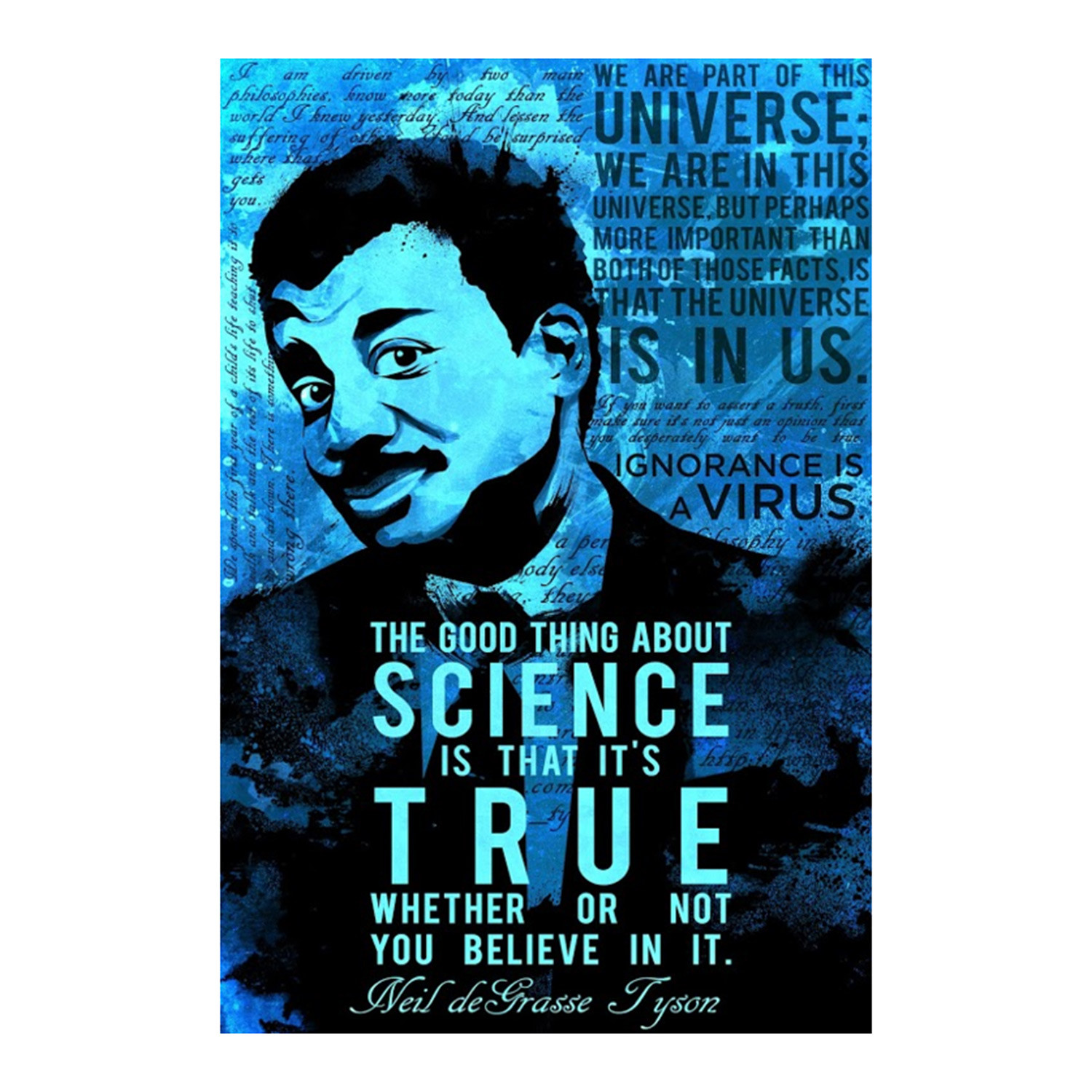 Neil deGrasse Tyson Science Quotes - Lynx Art Collection - Touch of Modern