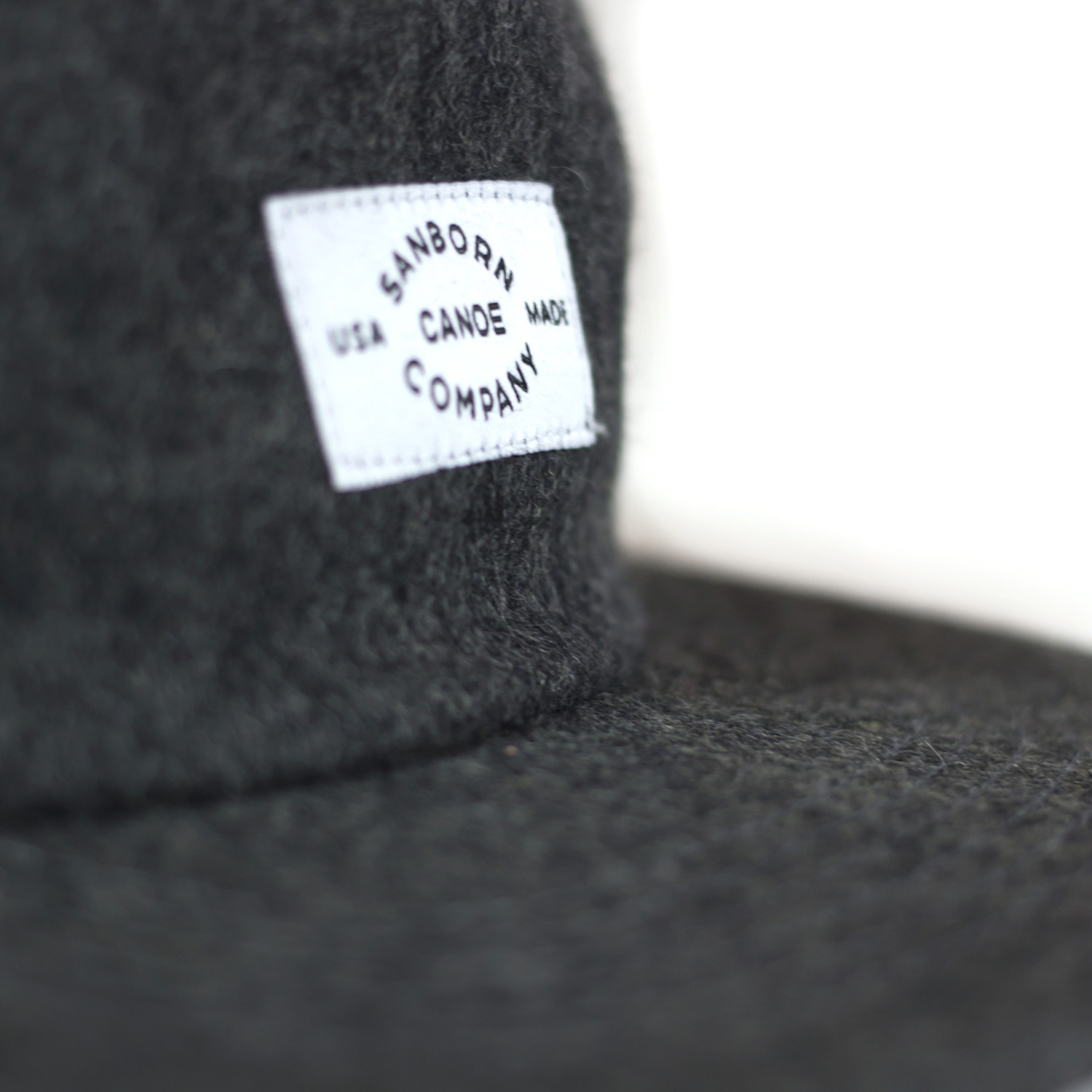 Melton Wool 5 Panel Cap - Sanborn Canoe Company - Touch of Modern