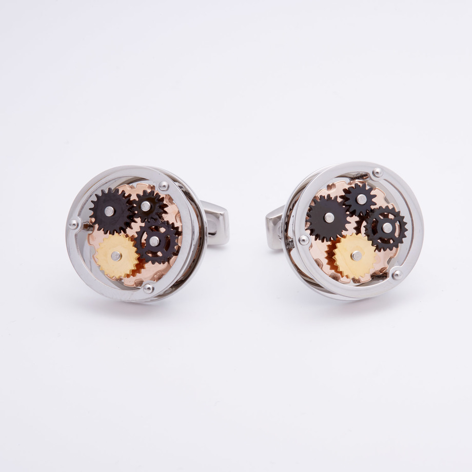 Skeleton Watch Cufflinks - Cufflinks With Moving Parts - Touch of Modern