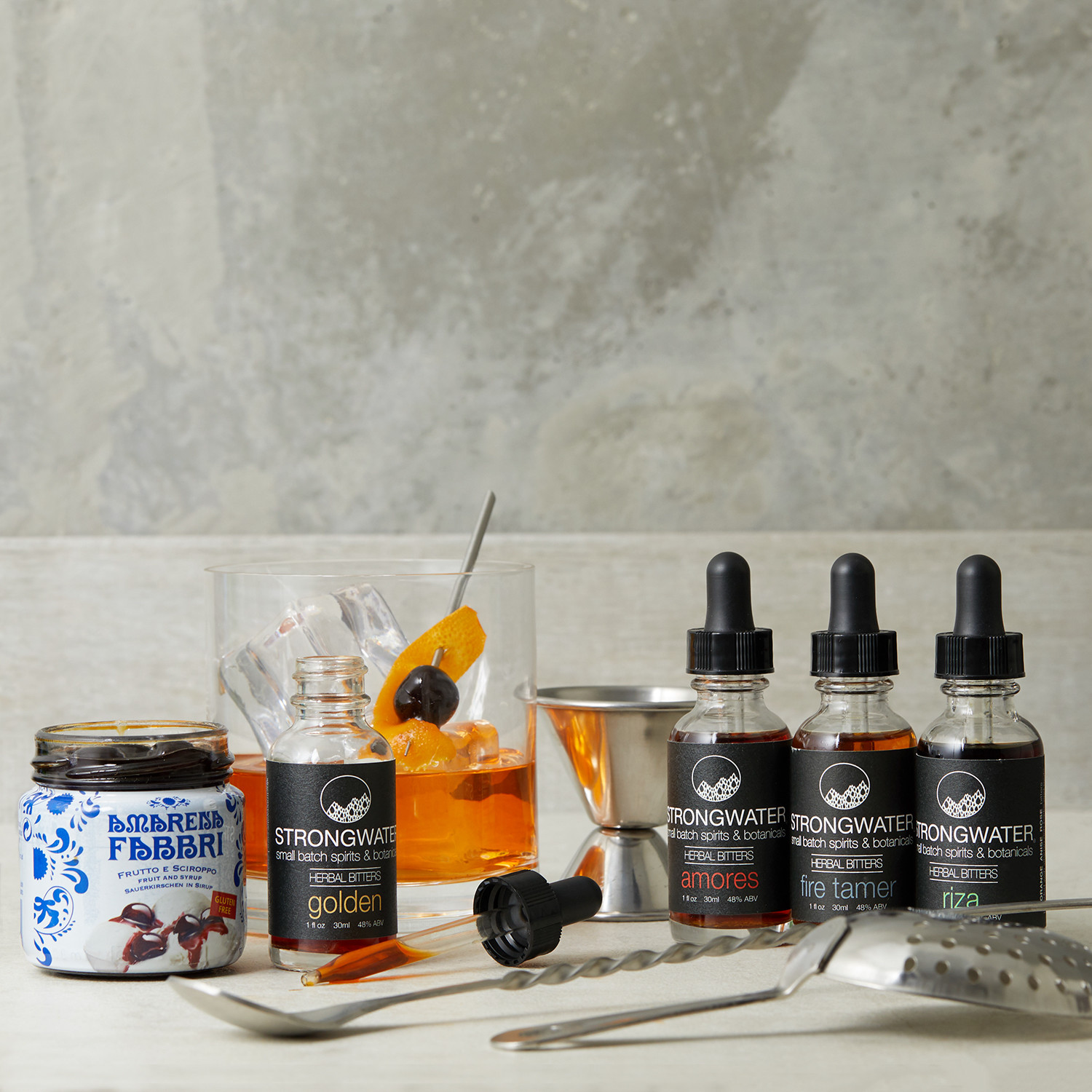 Whiskey Cocktail Kit - STRONGWATER - Touch of Modern