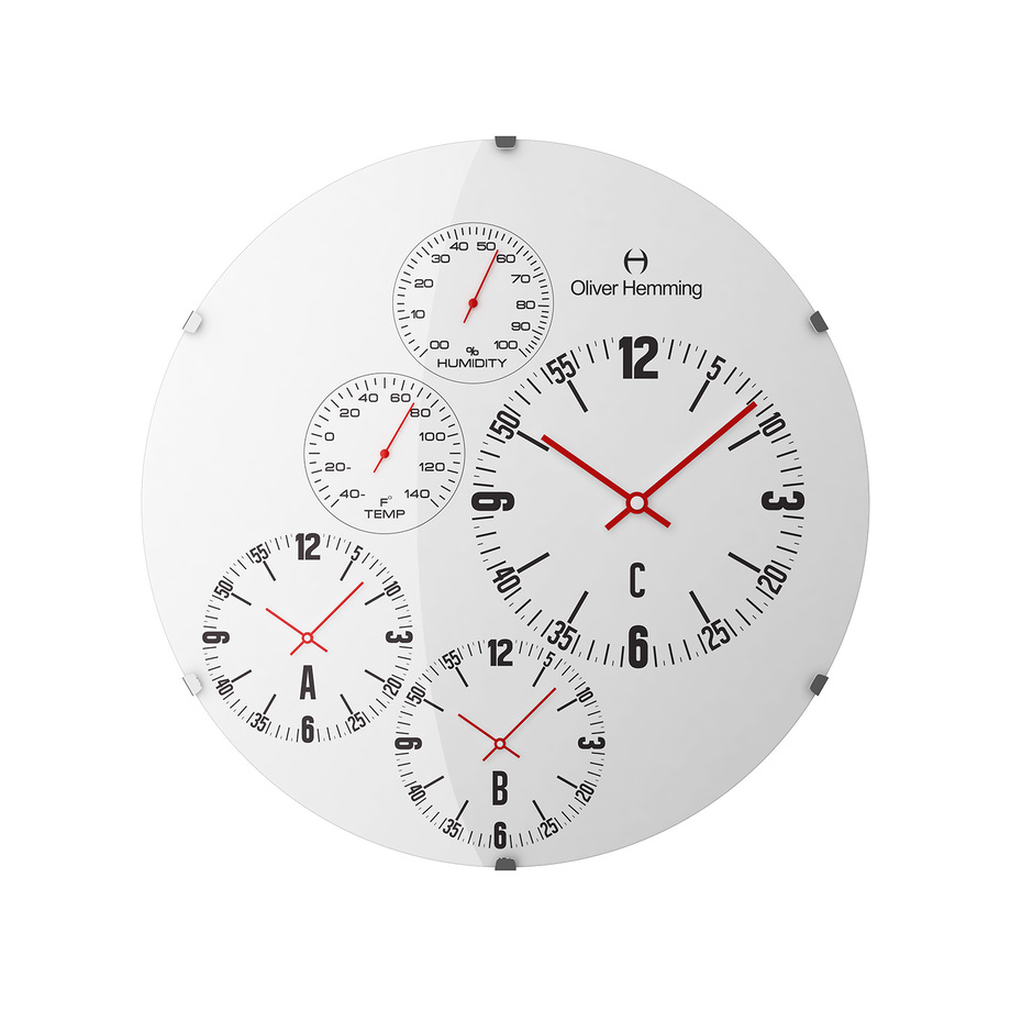 Oliver Hemming - Award-Winning Wall Clocks - Touch of Modern