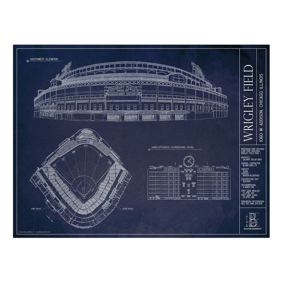 Ballpark Blueprints - The Art of Ballpark Architecture - Touch of Modern
