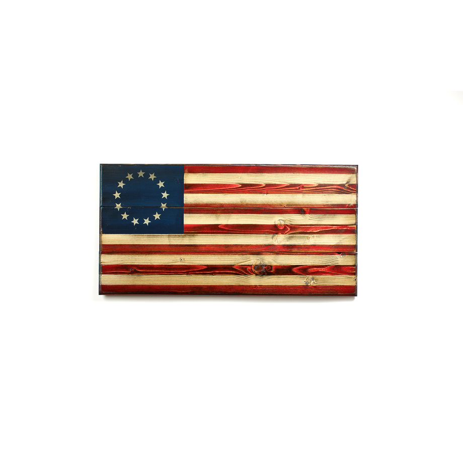 Flags of Valor - Wooden Flags Made By Combat Veterans - Touch of Modern