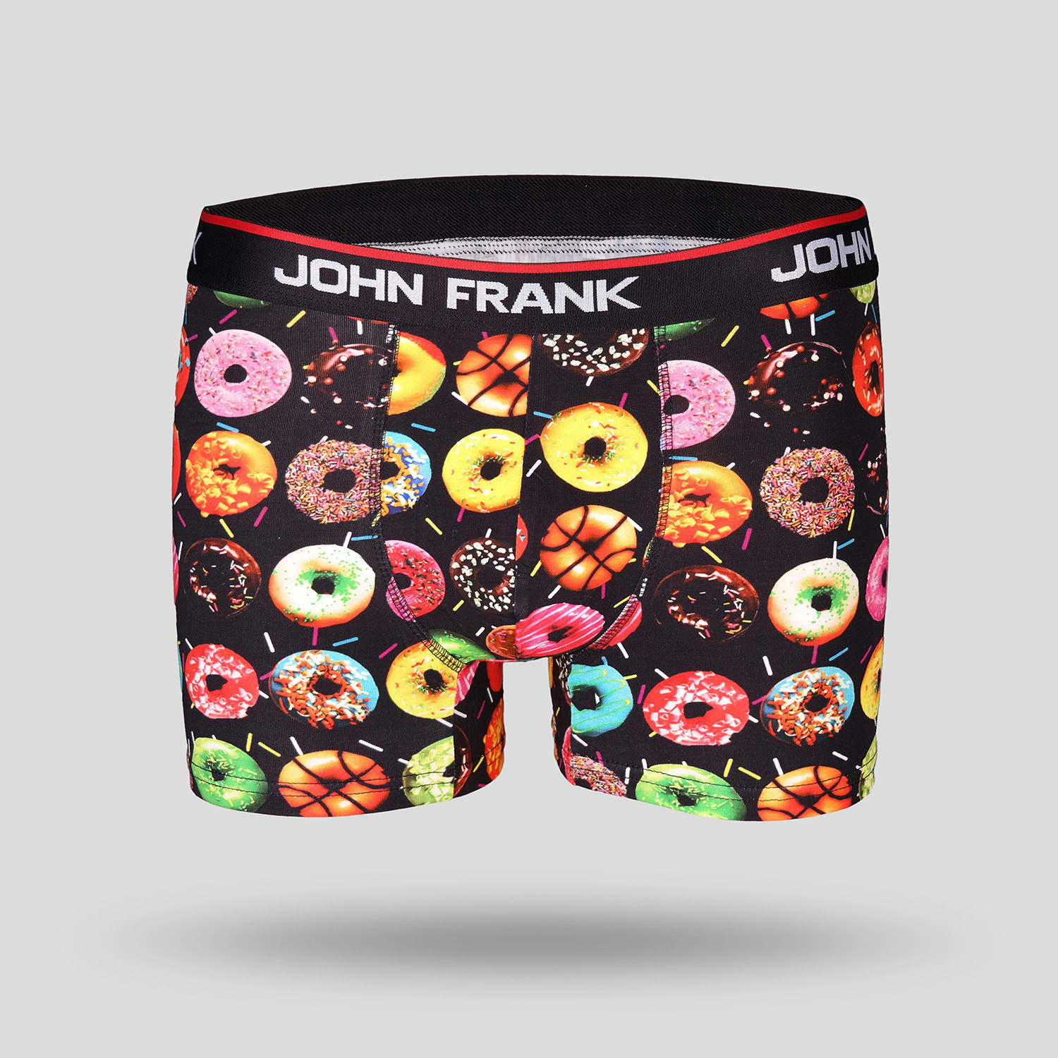 Donut Print Boxer Brief // Black + Multi (M) - John Frank - Touch of Modern
