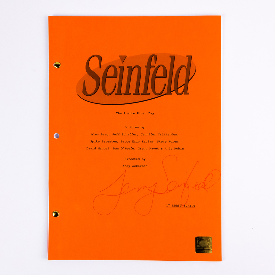 Signed Movie and TV Scripts - Entertainment Memorabilia - Touch of Modern