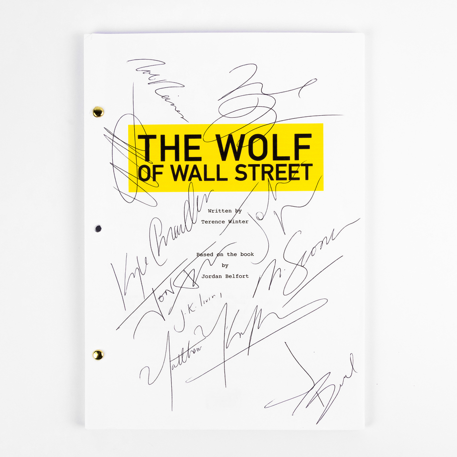 Signed Movie and TV Scripts - Entertainment Memorabilia - Touch of Modern