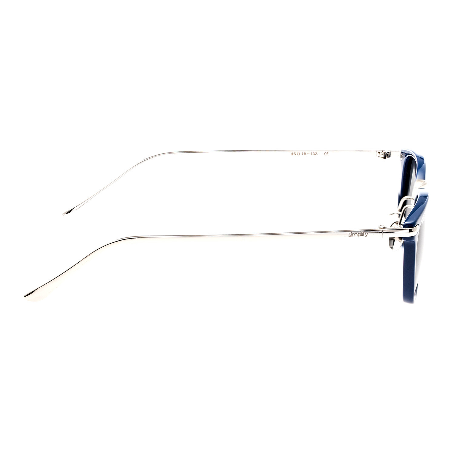 Foster Blue Frame Black Lens Simplify Touch Of Modern