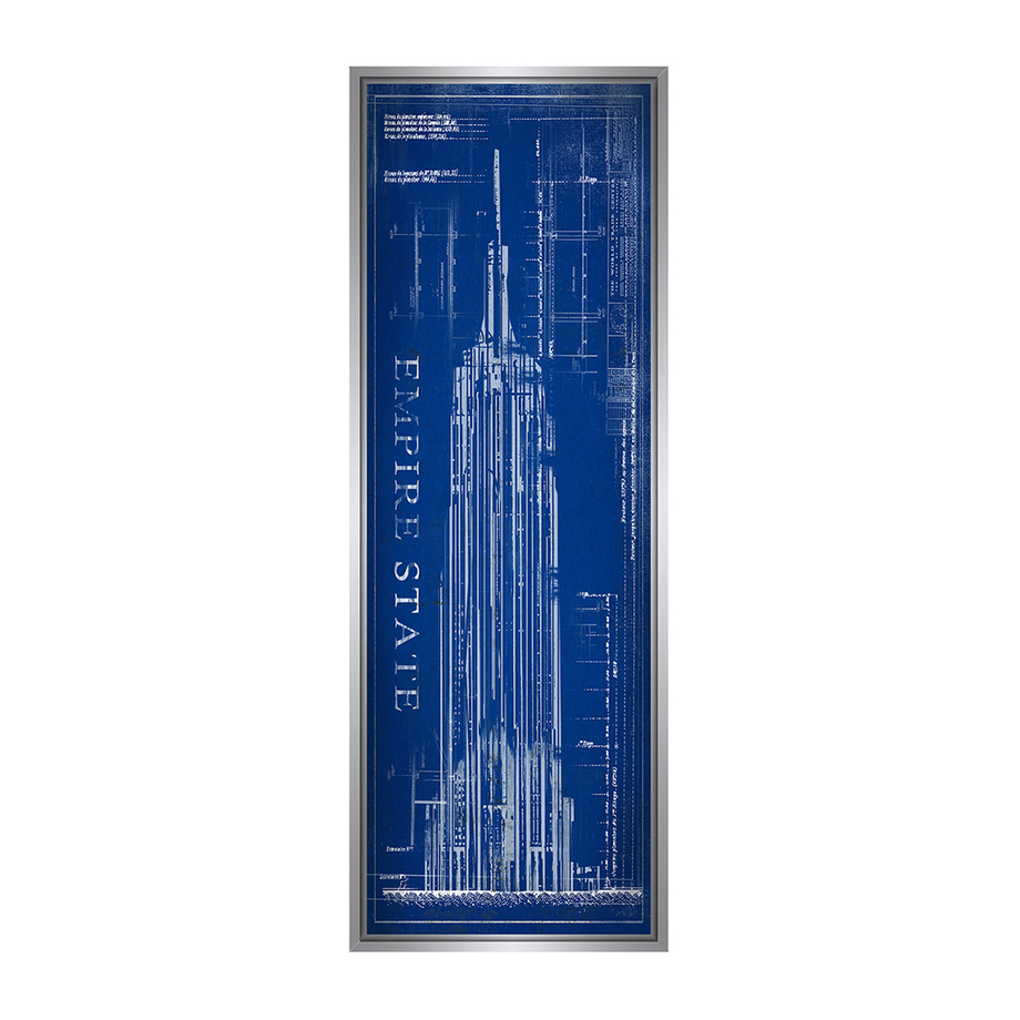 Architectural Blueprints - Architecture On Canvas - Touch of Modern