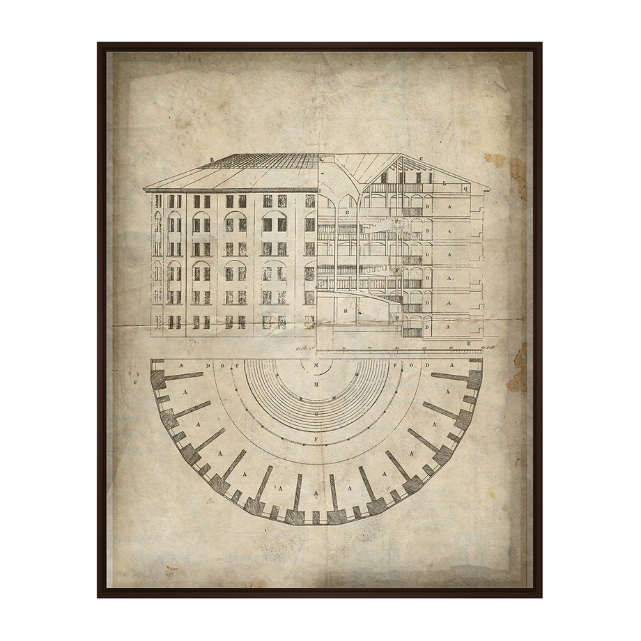 Architectural Blueprints - Architecture On Canvas - Touch of Modern