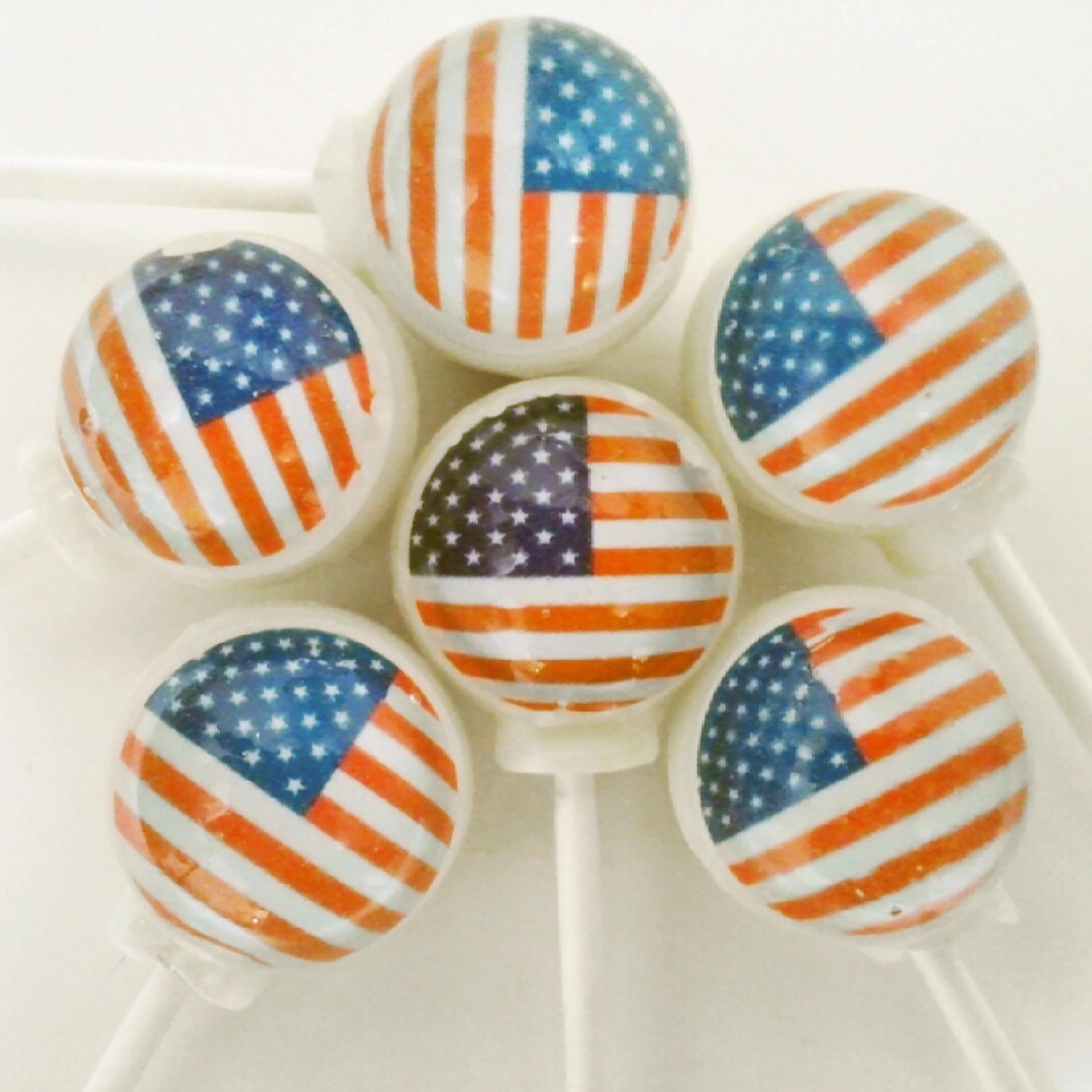 American Flag Lollipops // 6 Piece - Vintage Confections - Touch of Modern