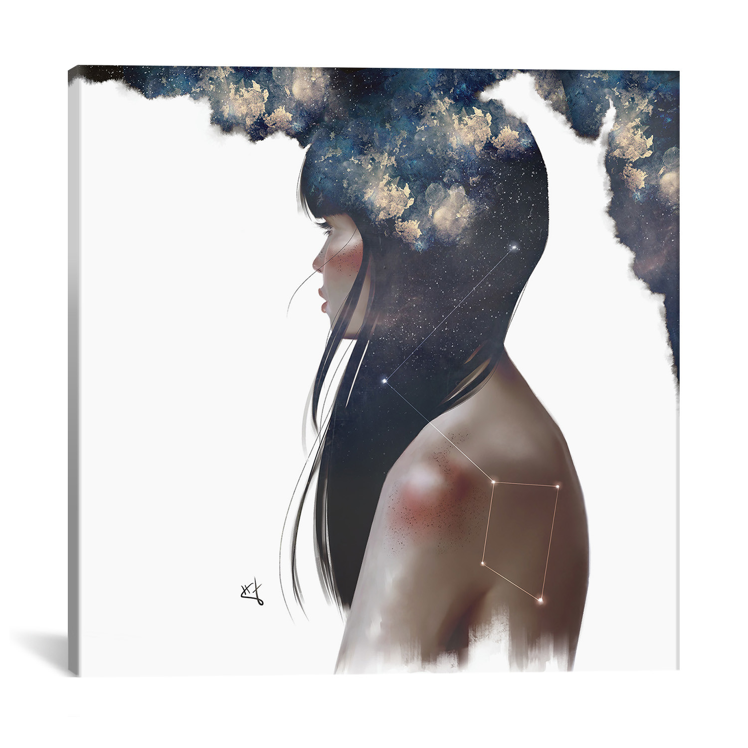 The Lapis Lazuli Constellation (18"W x 18"H x 0.75"D) - Hallie ...