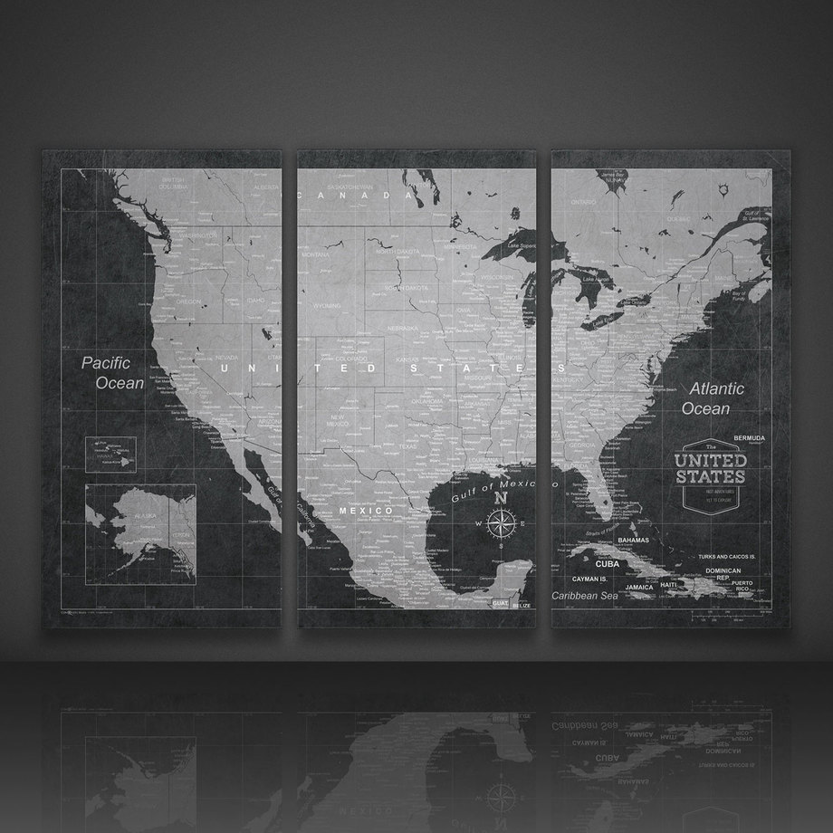 Conquest Maps - Creatively Display Your Adventures - Touch of Modern