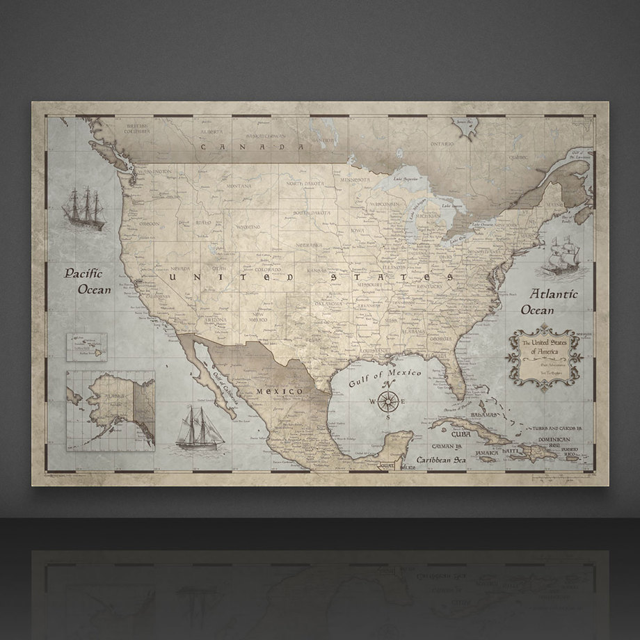 Conquest Maps - Creatively Display Your Adventures - Touch of Modern